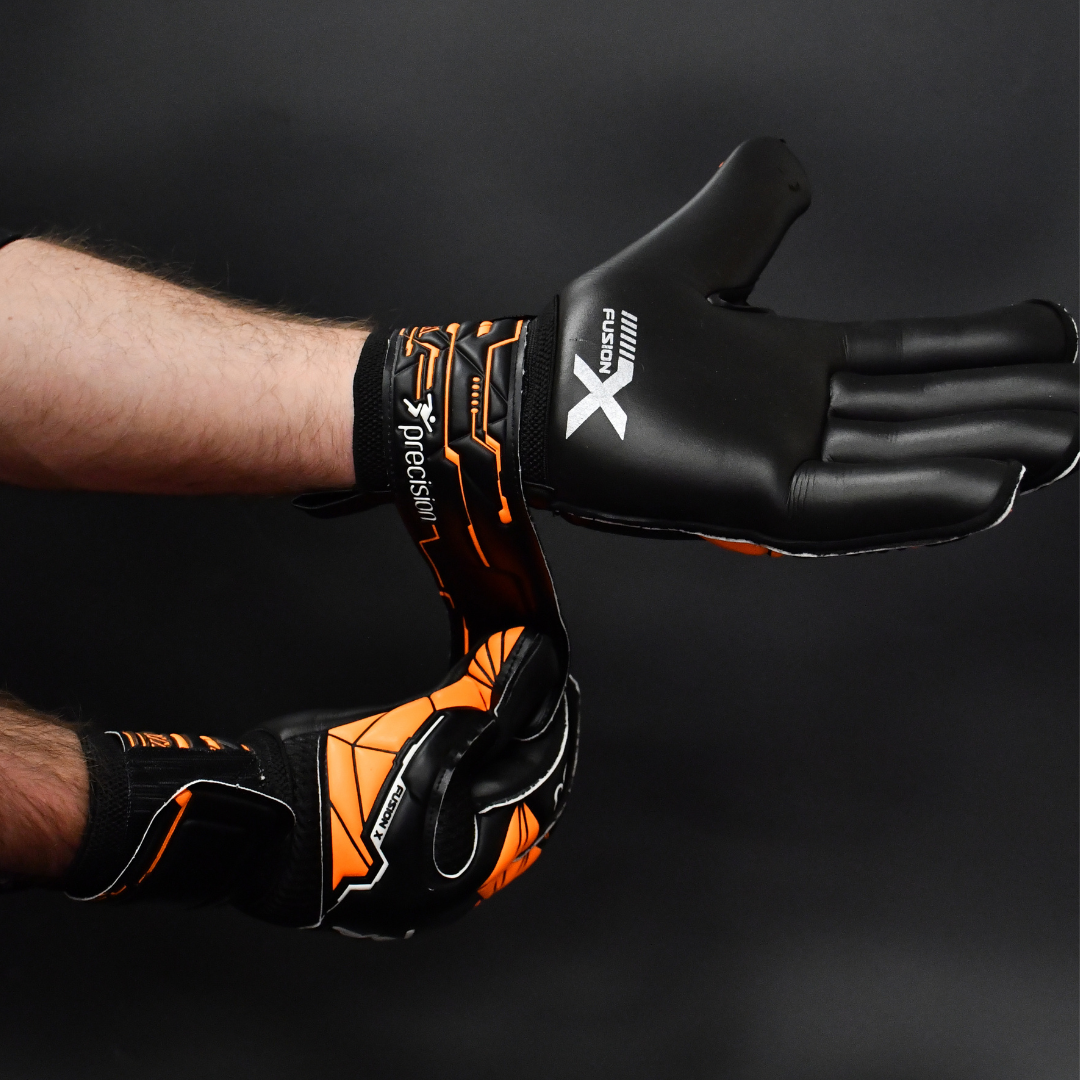 Precision Junior Fusion X Roll Finger Protect GK Gloves – Precision Sports