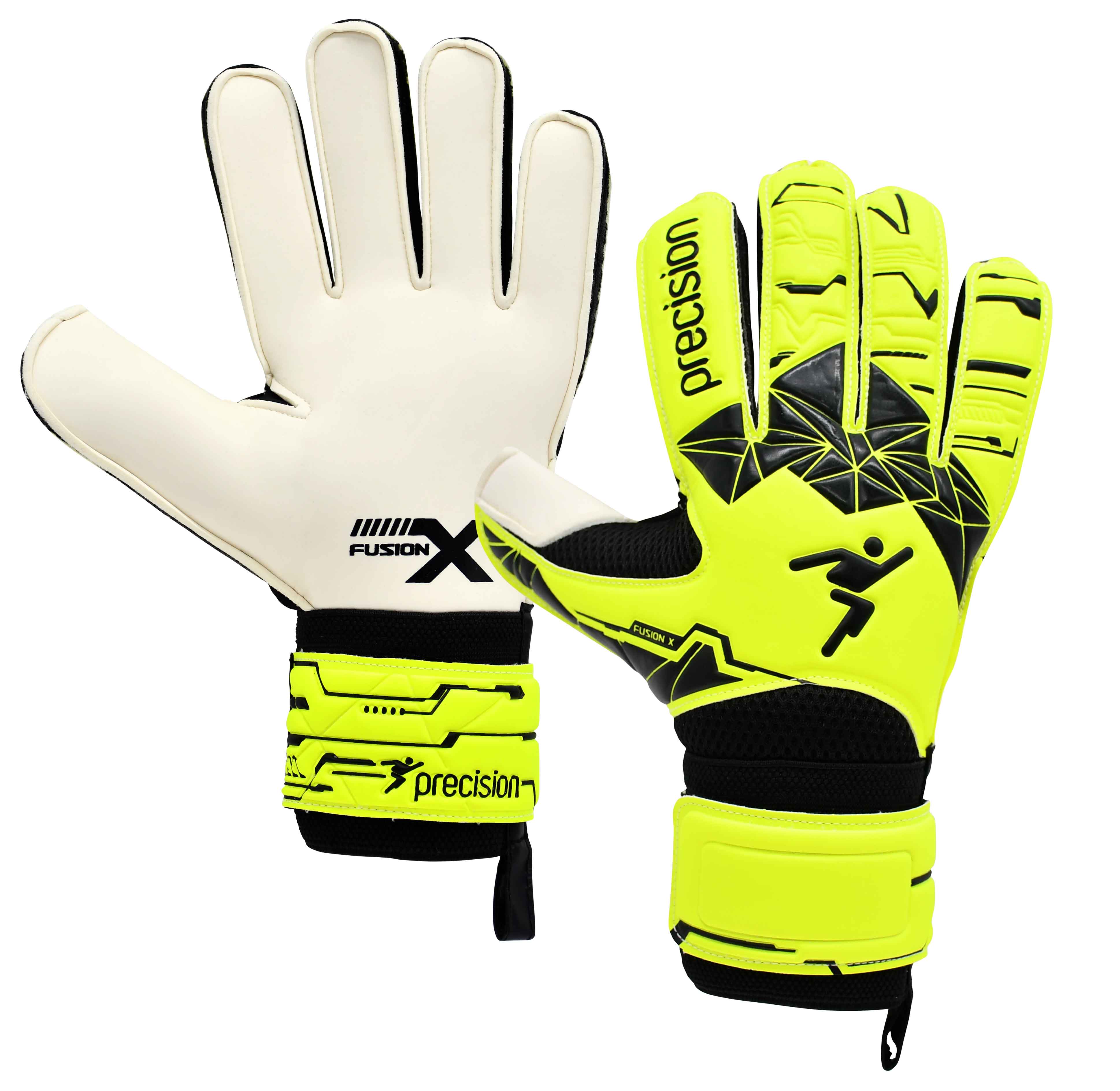 Precision Junior Fusion X Flat Cut Essential GK Gloves – Precision Sports